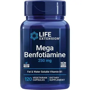 LIFE EXTENSION Mega Benfotiamine 250mg 120 Capsules - One-color