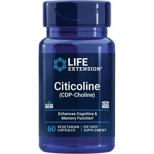 LIFE EXTENSION Citicoline 60 Capsules - One-color