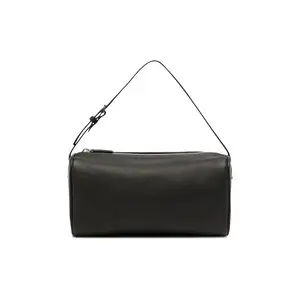 THE ROW 90s Leather Shoulder Bag - Black