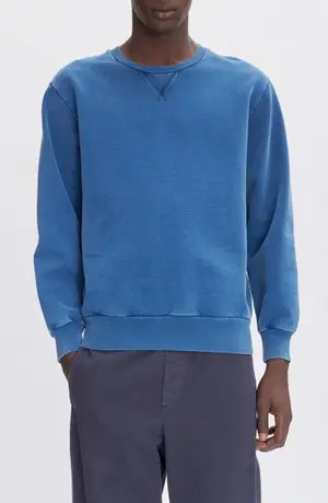 A.p.c. Sweat Label Garment Dye Sweatshirt