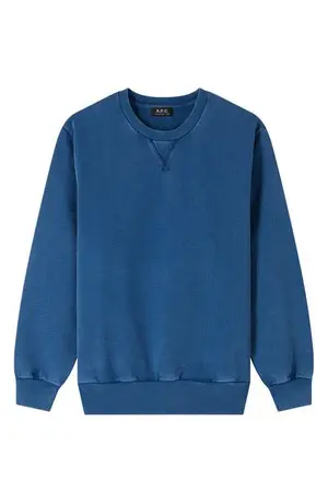 A.p.c. Sweat Label Garment Dye Sweatshirt