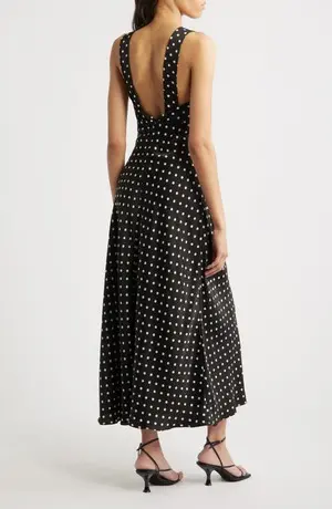 Lulus Julia Polka Dot Slipdress