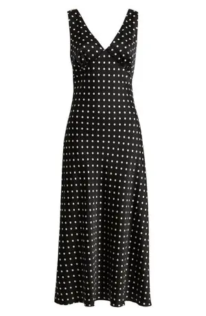 Lulus Julia Polka Dot Slipdress