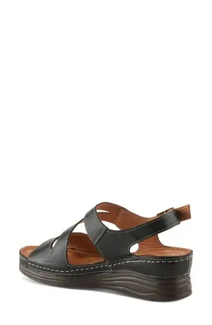 SPRING STEP SHOES Griggs Platform Sandal - Black