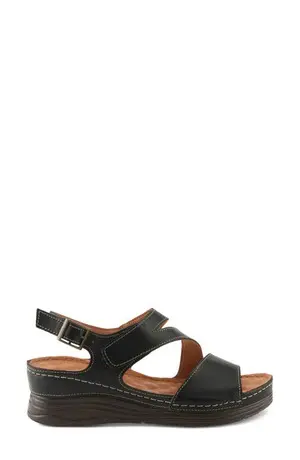 SPRING STEP SHOES Griggs Platform Sandal - Black