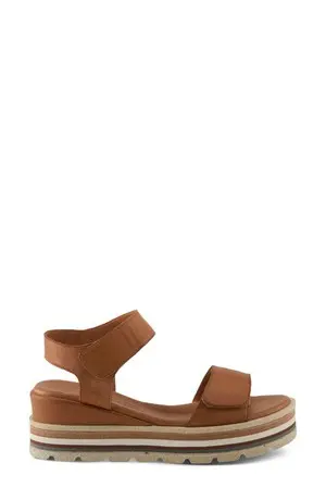 SPRING STEP SHOES Hileman Platform Sandal - Camel
