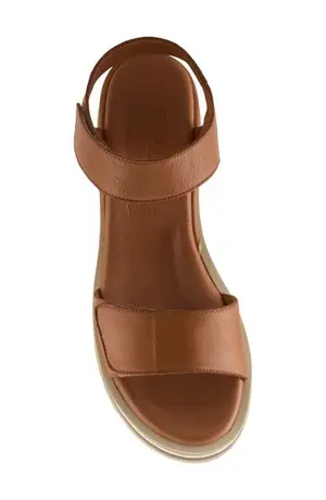 SPRING STEP SHOES Hileman Platform Sandal - Camel