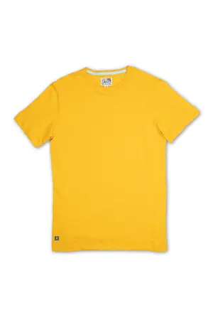 BAJA LLAMA Slub Pima Tee Gold