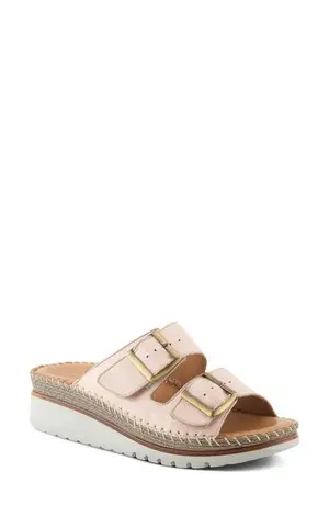 SPRING STEP SHOES Minisia Wedge Sandals - Blush