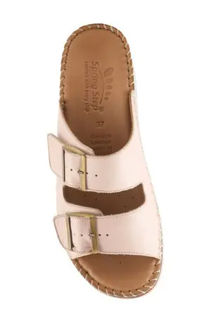 SPRING STEP SHOES Minisia Wedge Sandals - Blush