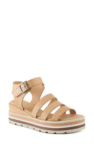 SPRING STEP SHOES Gosalina Platform Sandal - Beige