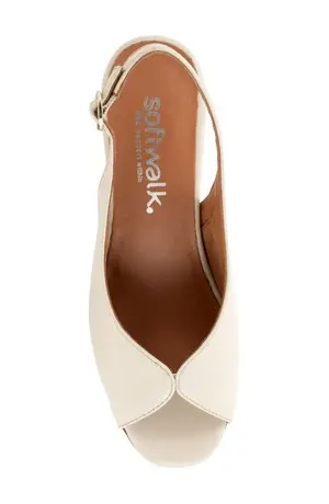Softwalk Lakewood Slingback Sandal - Ivory