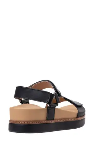 REVITALIGN Kiera Ankle Strap Sandal - Black