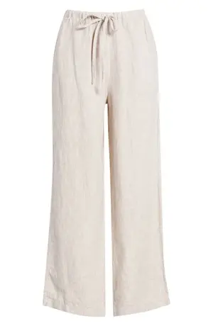 Rails Emmie Linen Wide Leg Pants - Heathered Flax