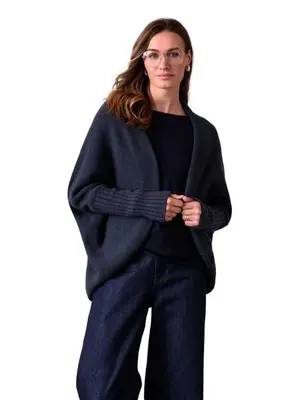 CELTIC & CO. Supersoft Cocoon Cardigan - Slate