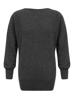 CELTIC & CO. Geelong Wool Slouch Sweater - Charcoal