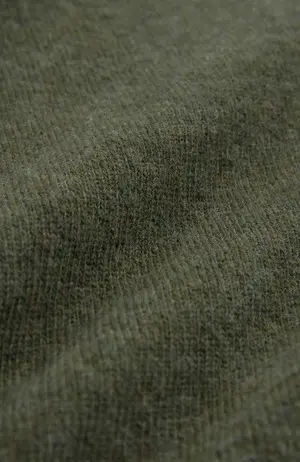 CELTIC & CO. Geelong Wool Slouchy Turtleneck Sweater - Olive