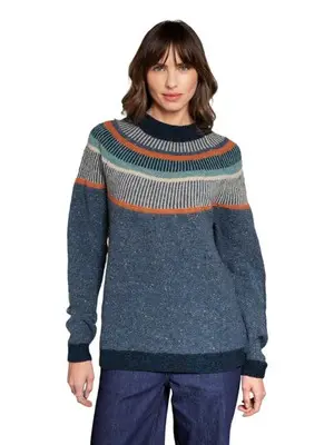 CELTIC & CO. Donegal Wool Sweater - Indigo