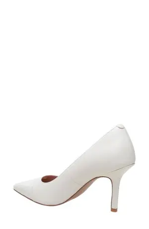 Linea Paolo Prue Leather Pumps - Ivory