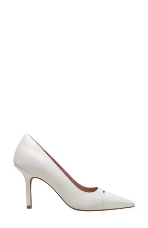 Linea Paolo Prue Leather Pumps - Ivory