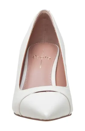 Linea Paolo Prue Leather Pumps - Ivory