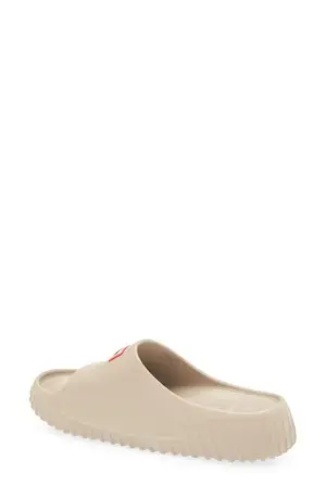 Hunter Faroe Platform Slide Sandal - Blush Beige