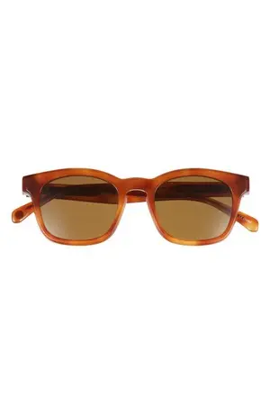 Eyebobs Humble Narrator 49mm Polarized Sunglasses - Caramel Tortoise/brown