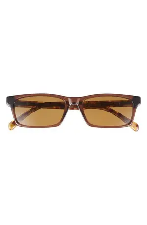 Eyebobs Number Cruncher 53mm Polarized Sunglasses - Hickory Brown Crystal/brown