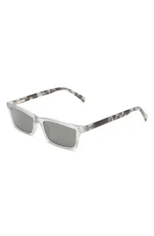 Eyebobs Number Cruncher 53mm Polarized Sunglasses - Smoke Grey /snow White /grey