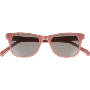 Eyebobs The Director Polarized Square Sunglasses - Mauve Pink/ Grey