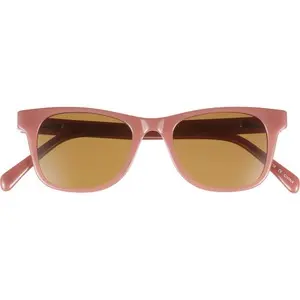 Eyebobs The Director Polarized Square Sunglasses - Mauve Pink/brown