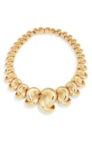 JENNIFER FISHER Multi Knot Necklace - Yellow Gold