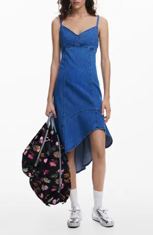 Desigual Asymmetric Denim Dress