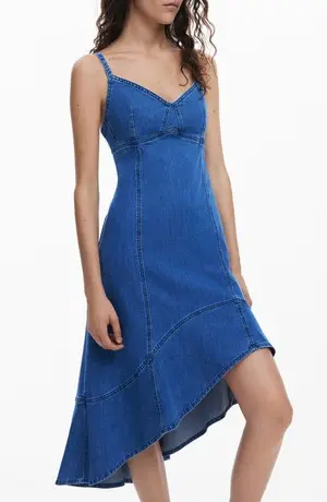 Desigual Asymmetric Denim Dress
