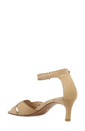Pelle Moda Umelo Ankle Strap Sandals - Latte