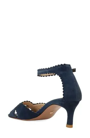 Pelle Moda Umelo Ankle Strap Sandals - Midnight