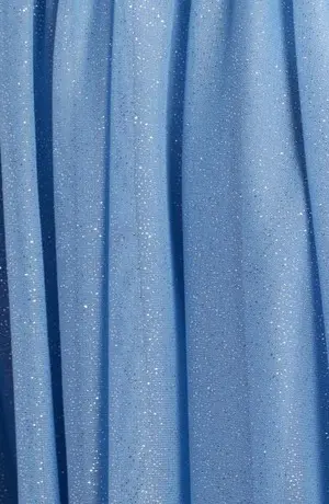 JUMP APPAREL Glitter Minidress - Light Blue