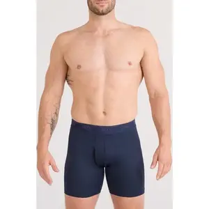 SAXX Quest Quick Dry Mesh Boxer Briefs - Maritime