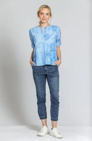 APNY Print Short Sleeve Top