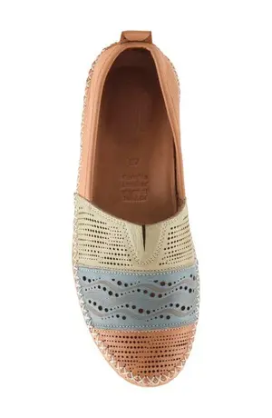 SPRING STEP SHOES Highwest Flat - Camel Multi