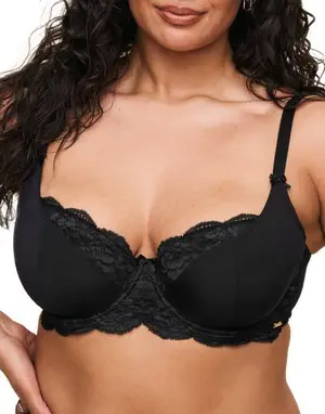ADORE ME Vicky Unlined Full Coverage Bra - Black