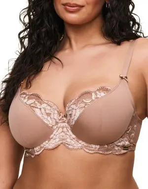 ADORE ME Vicky Unlined Full Coverage Bra - Medium Beige
