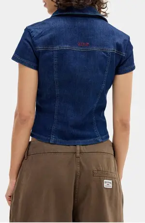 BDG URBAN OUTFITTERS Denim Short Sleeve Shirt