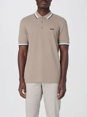 BOSS Polo Shirt Men Grass Green