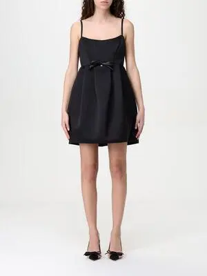 Elisabetta Franchi Mini Dress With Bow Detail