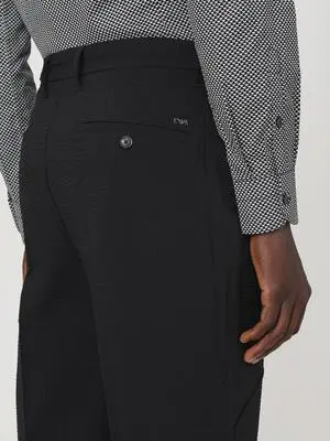 Emporio Armani Textured Trousers