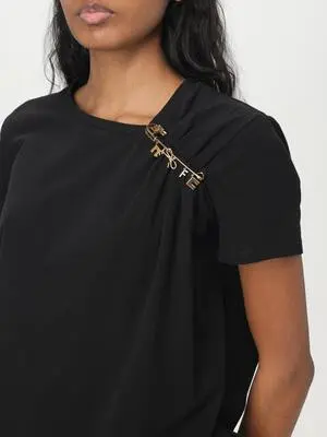 Elisabetta Franchi Embellished T-shirt - Black