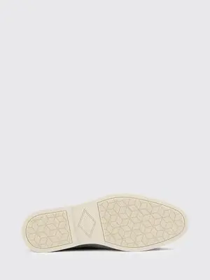 DOUCAL'S Suede Loafers With Round Toe - Grey