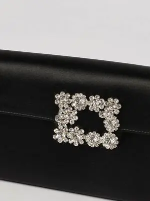ROGER VIVIER Embellished Clutch - Black