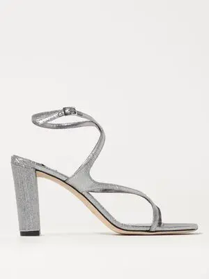 JIMMY CHOO Heeled Sandal - Silver